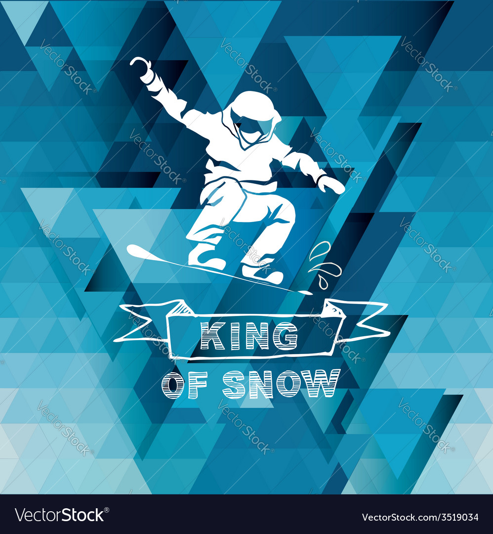 Snowboard design Royalty Free Vector Image - VectorStock