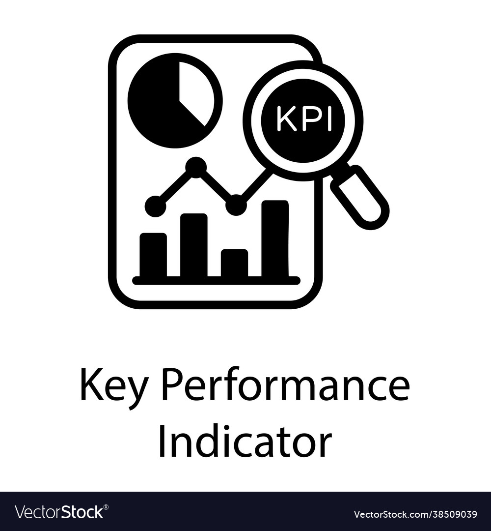 Key performance indicator Royalty Free Vector Image