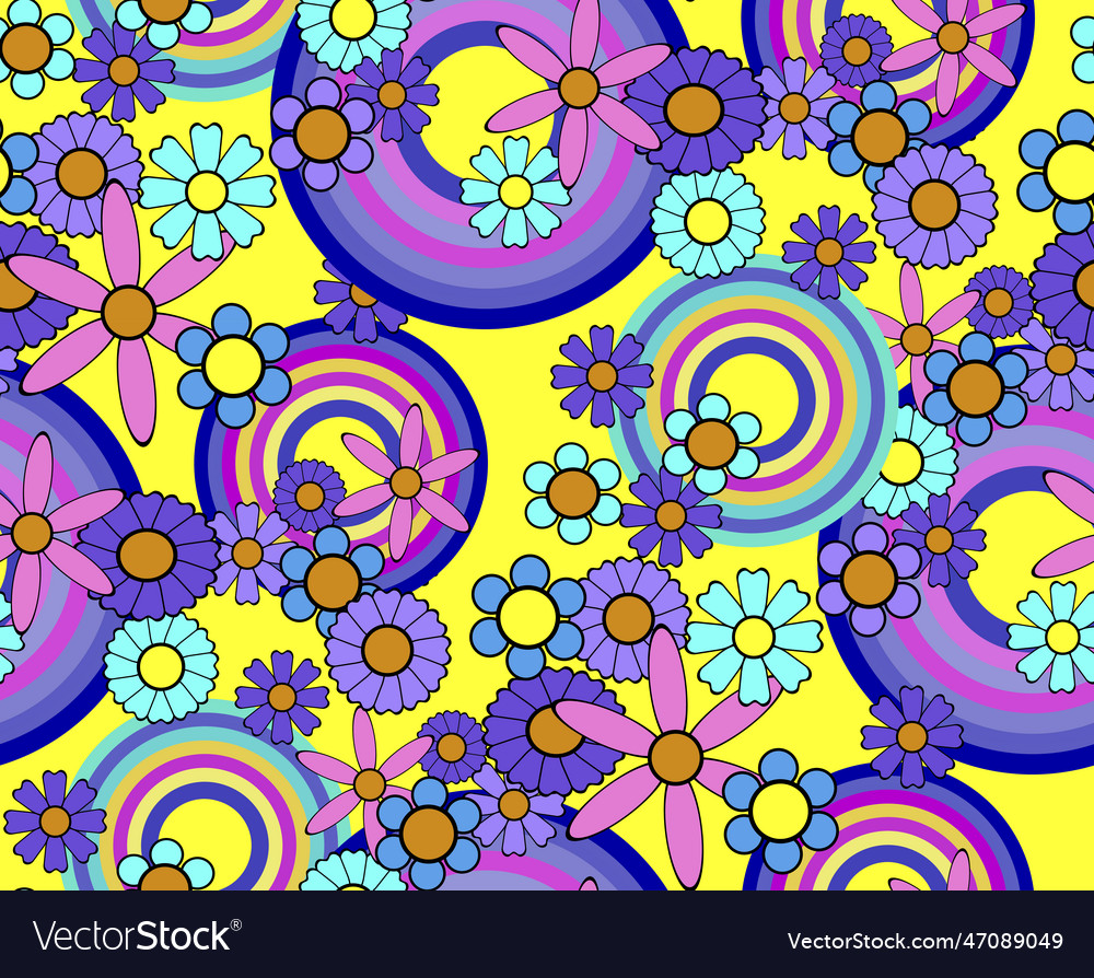 Abstract Floral Seamless Pattern Royalty Free Vector Image
