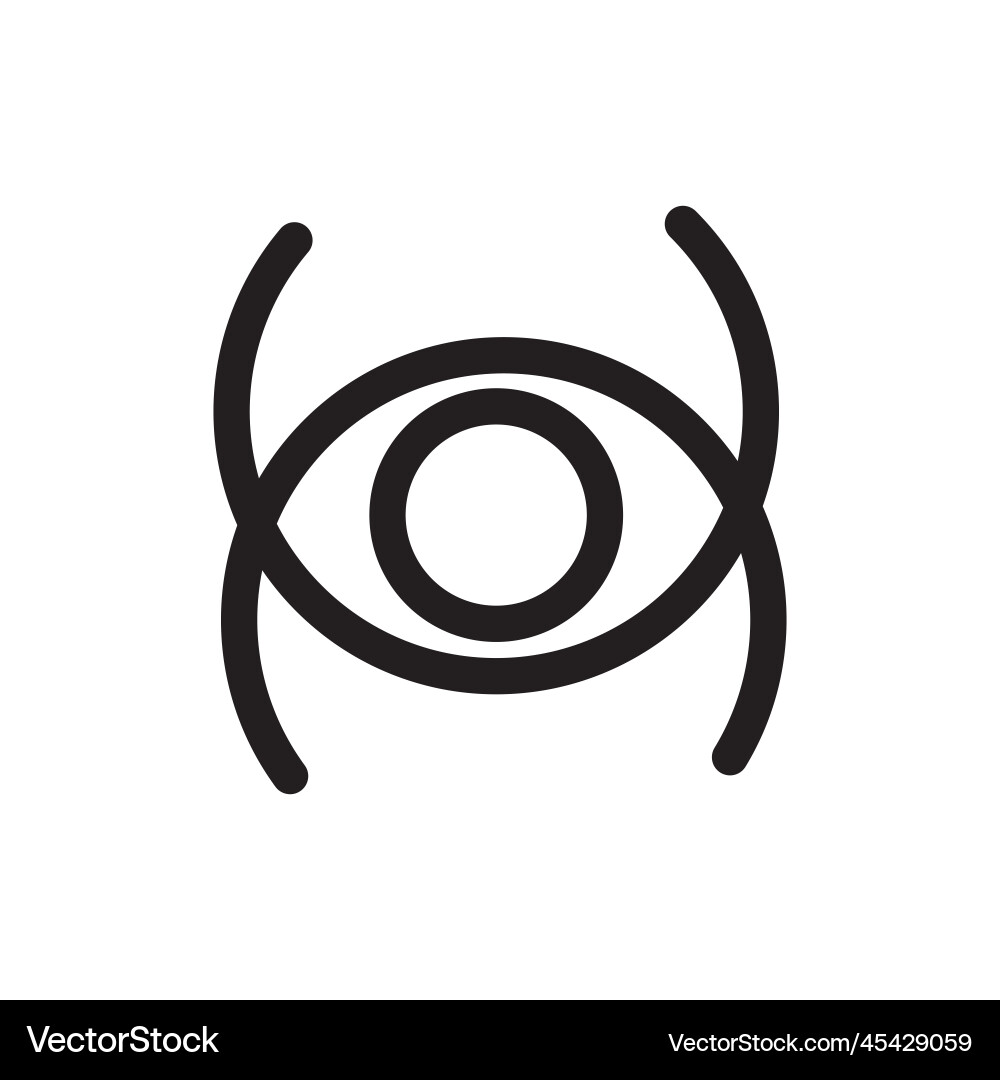 Spy eye icon logo Royalty Free Vector Image - VectorStock