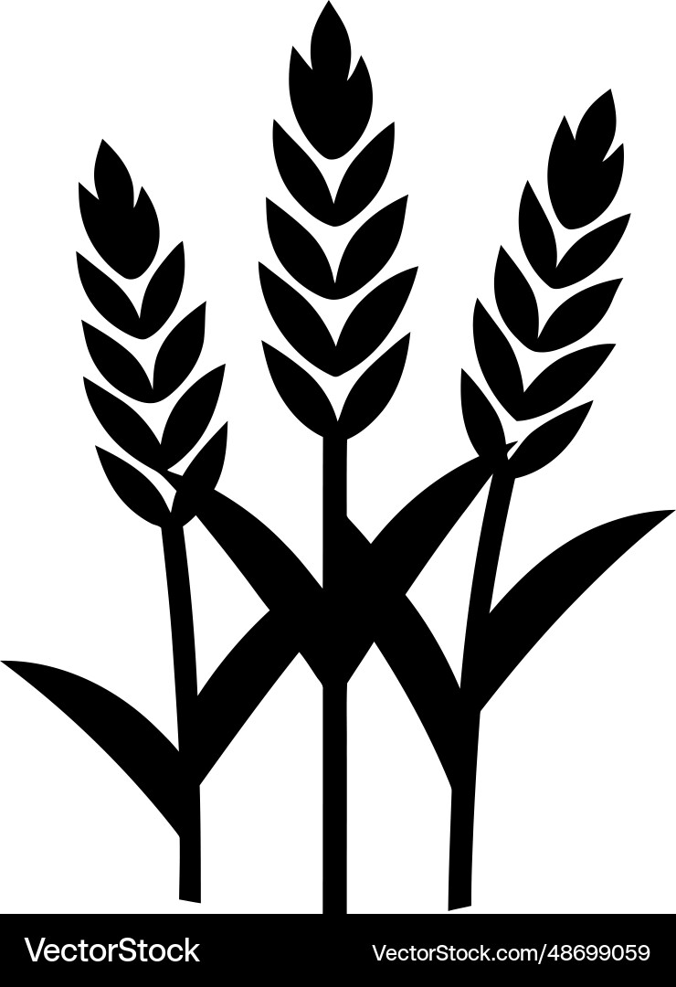 Wheat field icon Royalty Free Vector Image - VectorStock