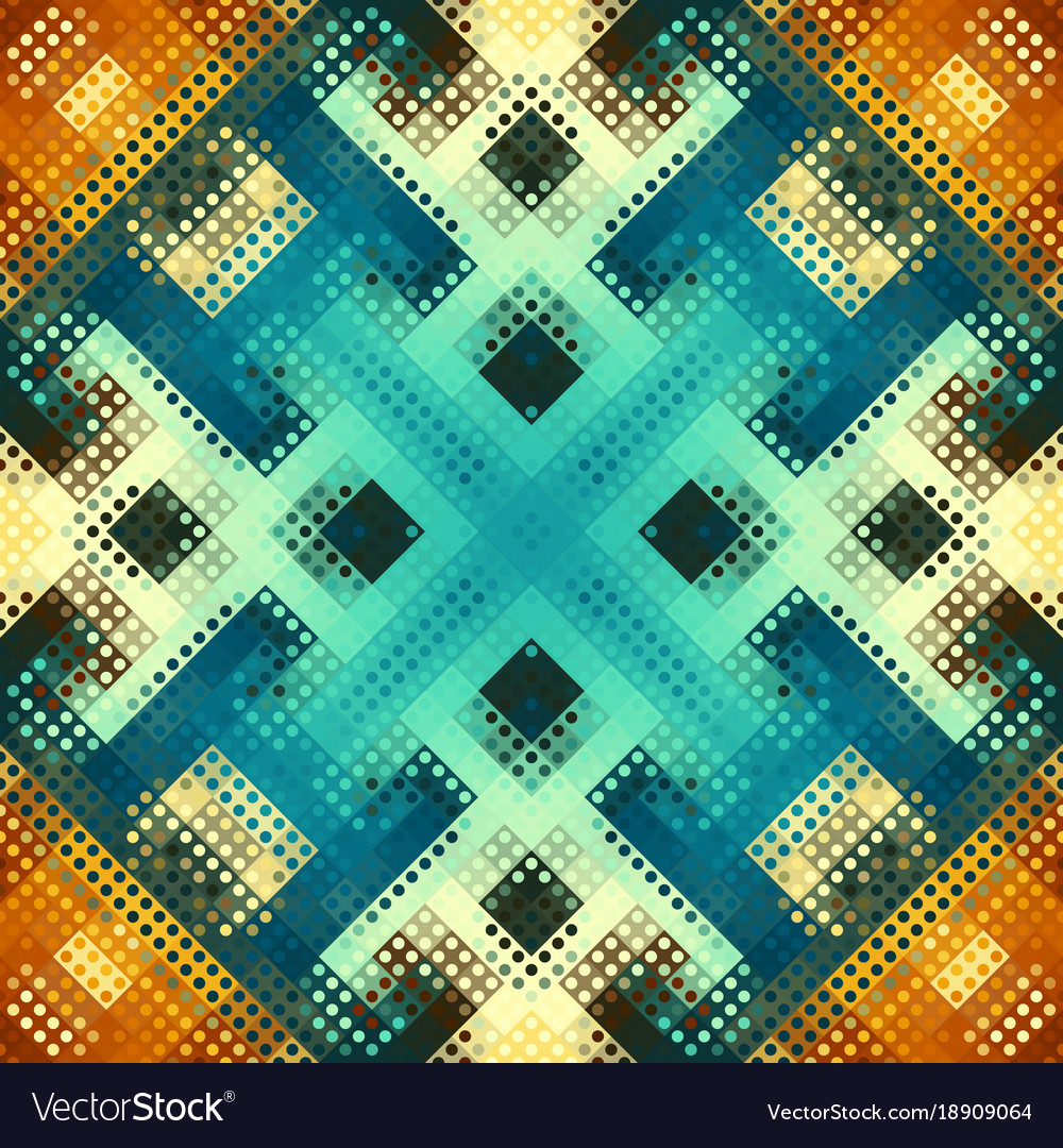 Geometric abstract pattern Royalty Free Vector Image