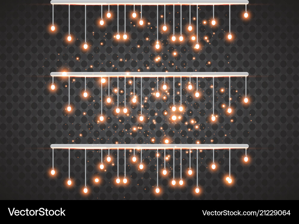 Lamps hanging on the ceiling Royalty Free Vector Image