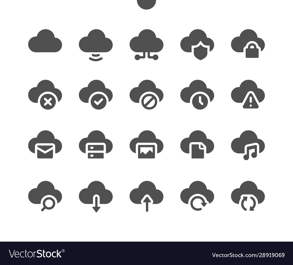 Network v1 ui pixel perfect well-crafted Vector Image