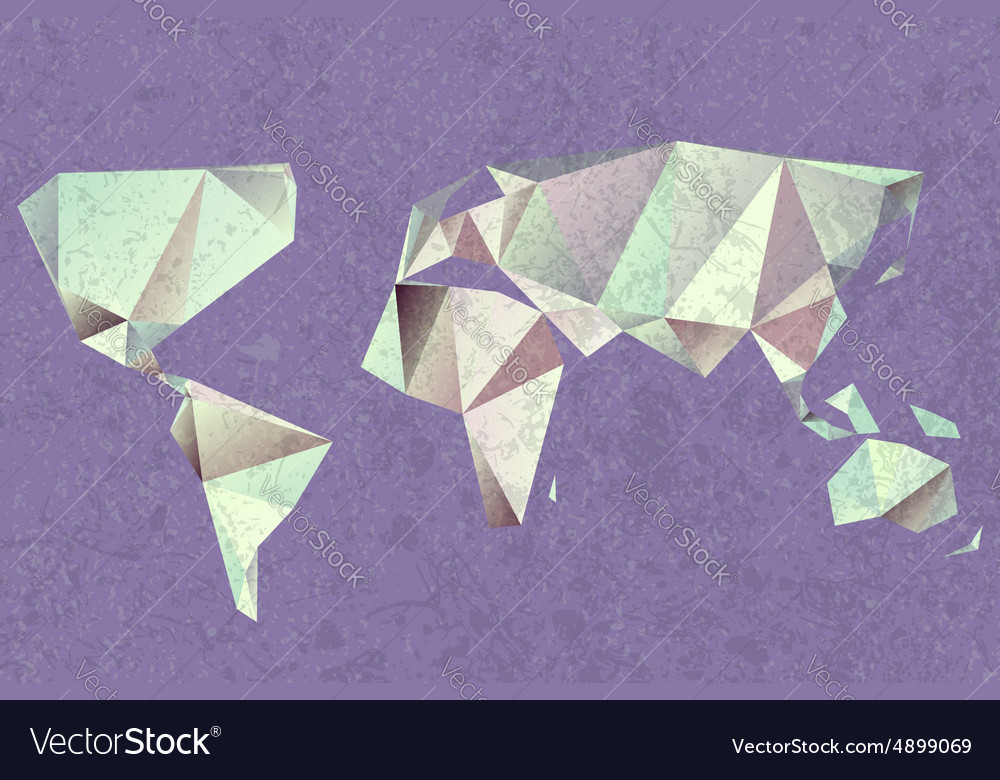 World map background Royalty Free Vector Image