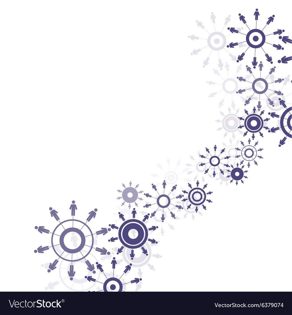 Abstract human interaction Royalty Free Vector Image