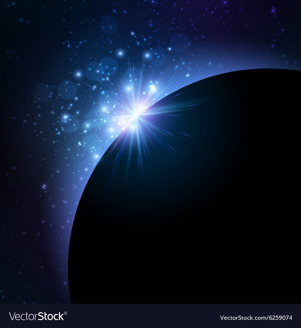 Earth planet background Royalty Free Vector Image