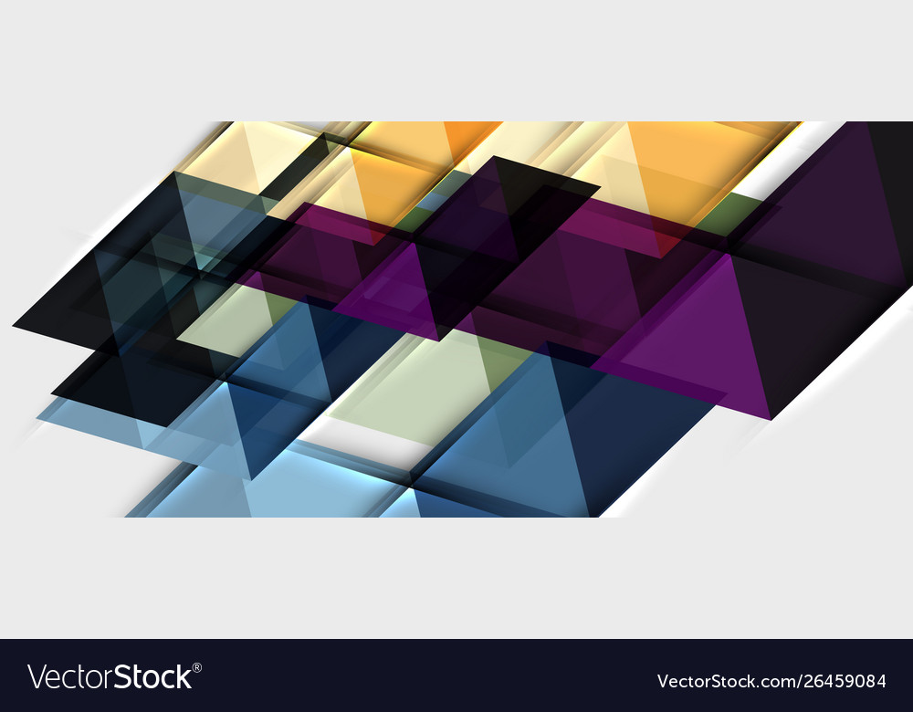 Abstract geometric background modern overlapping Vector Image