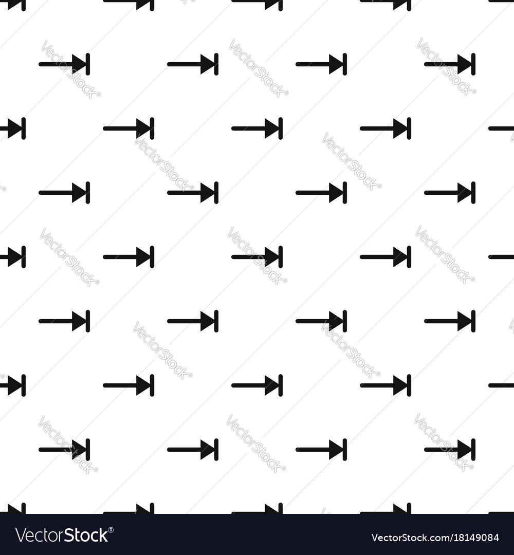 Arrow pattern seamless simple Royalty Free Vector Image