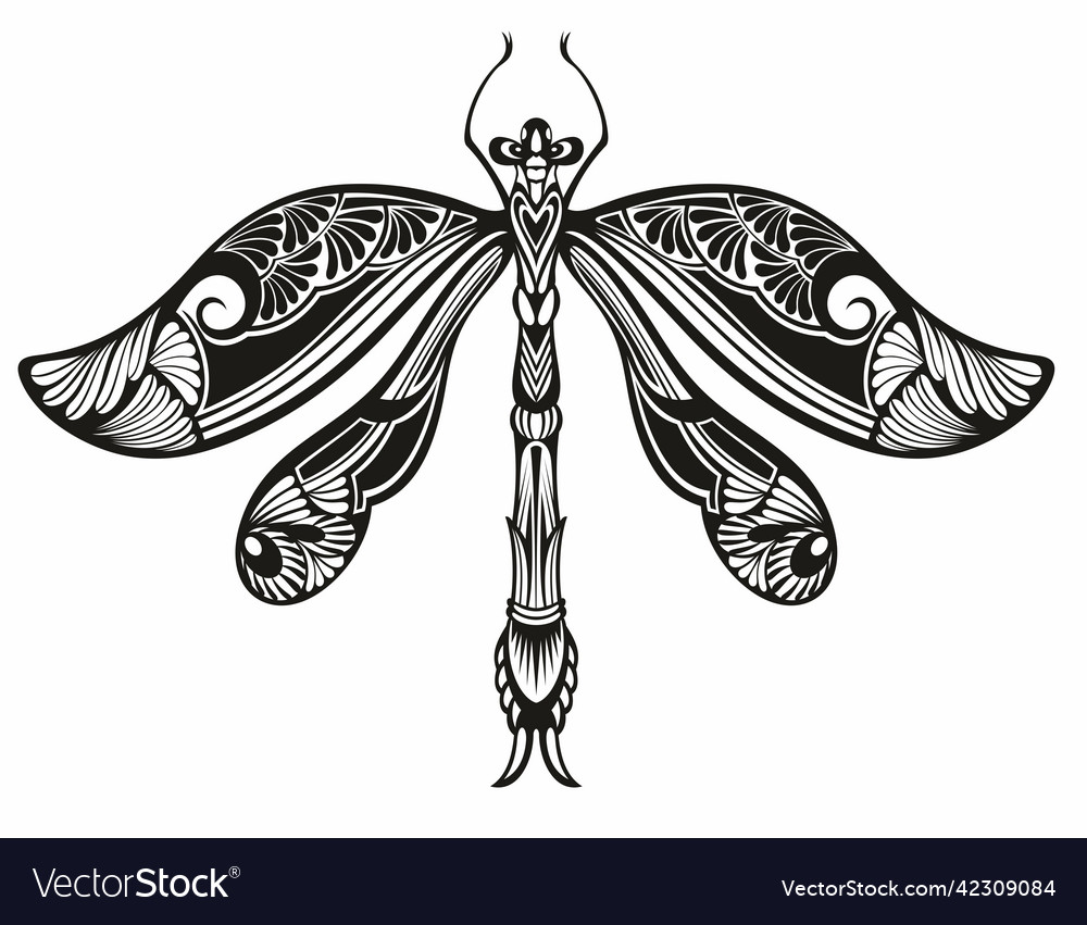 Dragonfly Royalty Free Vector Image - VectorStock