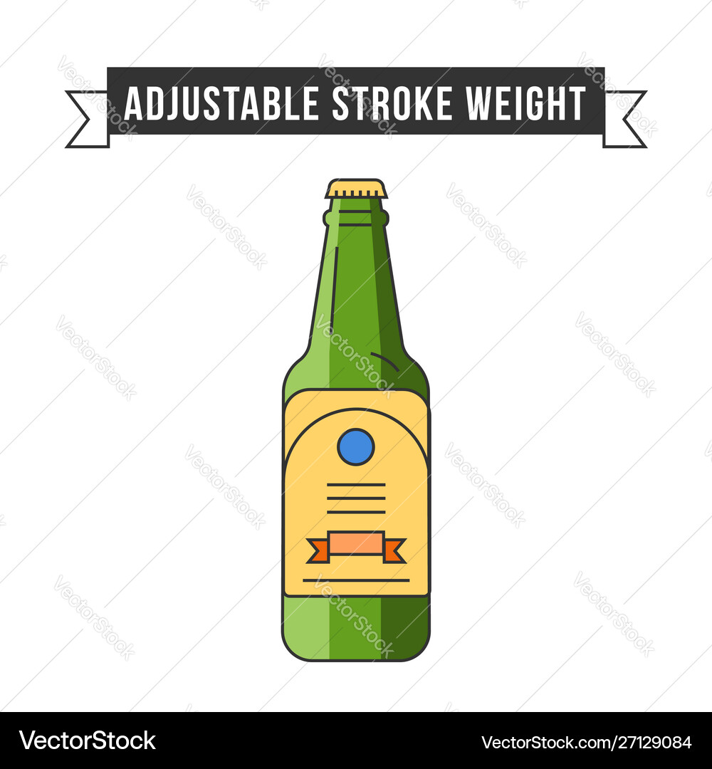 Simple flat design linear minimalistic icon Vector Image