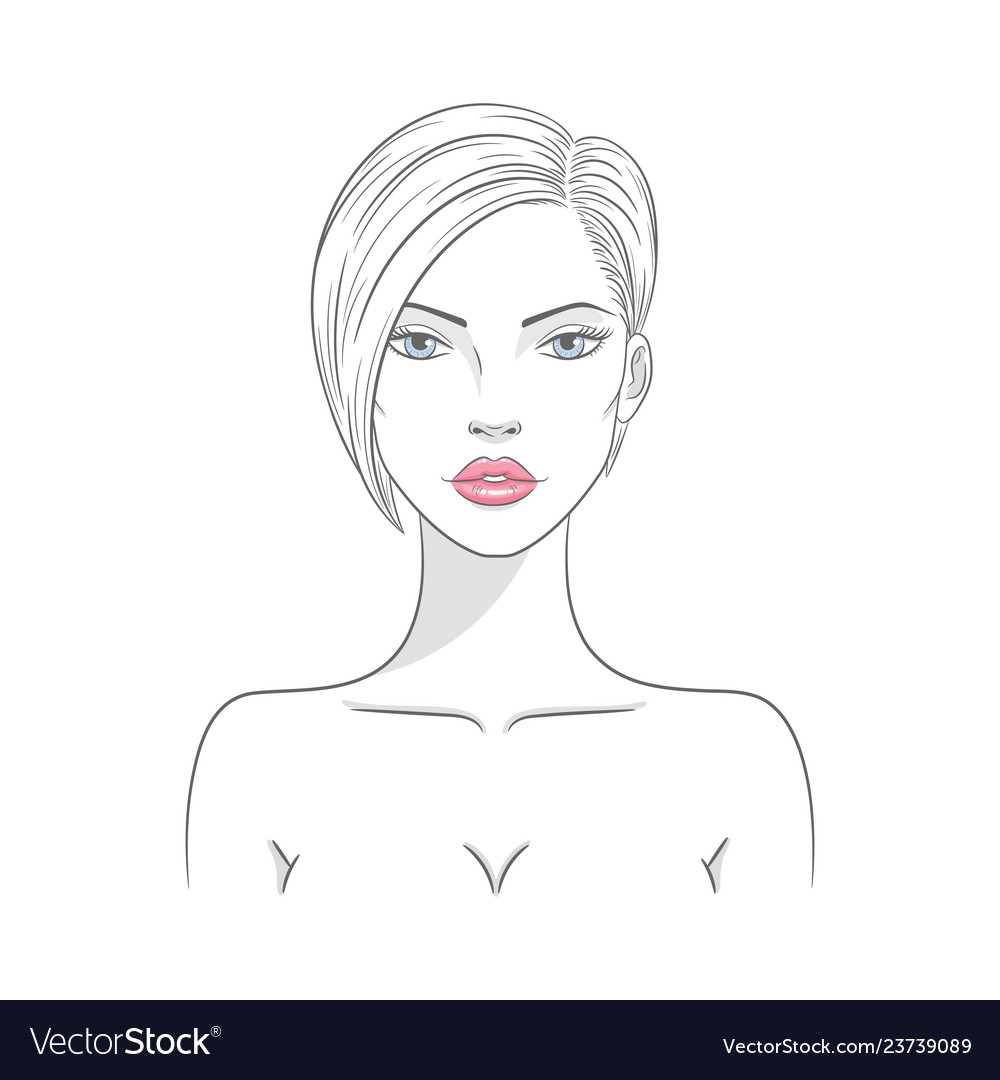A beautiful fashion woman Royalty Free Vector Image