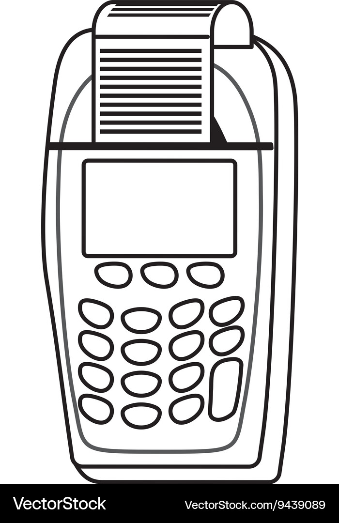 Dataphone icon money and financial item design Vector Image