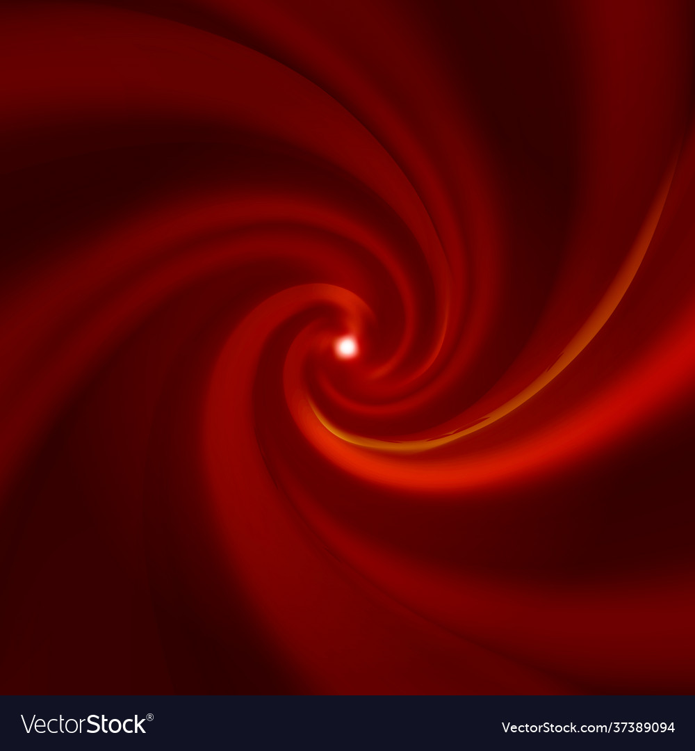 Red abstract waves vortex background Royalty Free Vector
