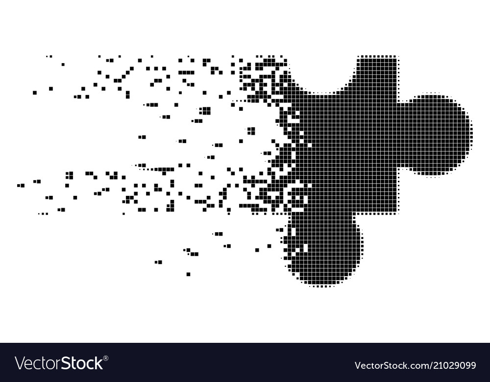 Plugin dust pixel icon Royalty Free Vector Image