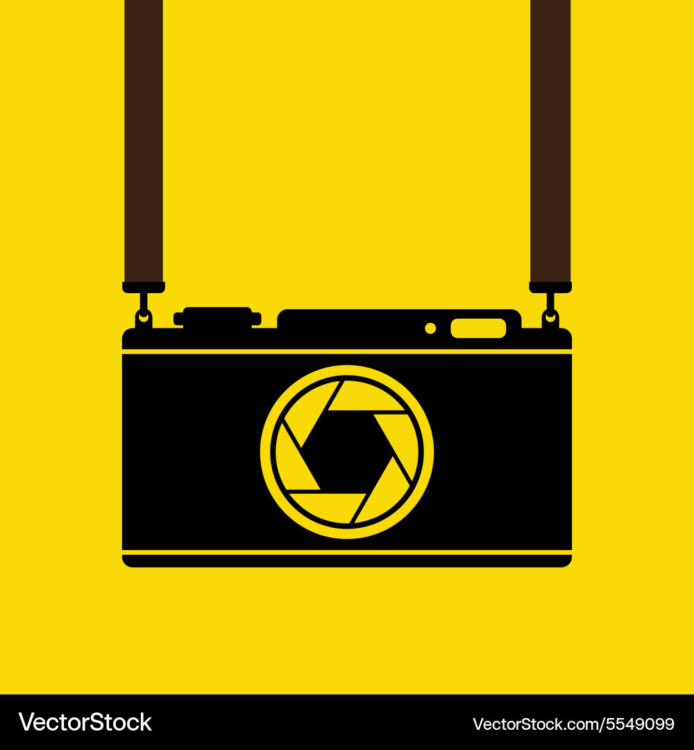 Retro Camera Icon Royalty Free Vector Image - VectorStock