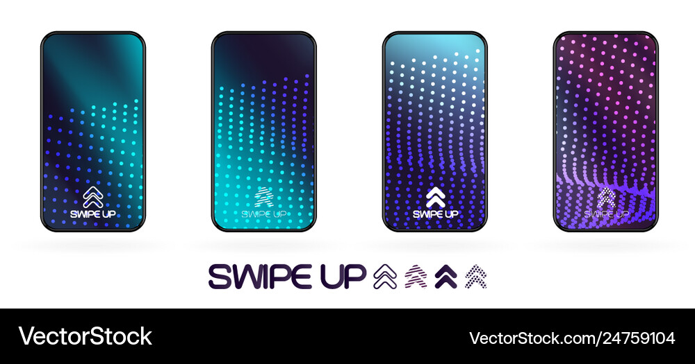 Smartphone abstract futuristic background Vector Image