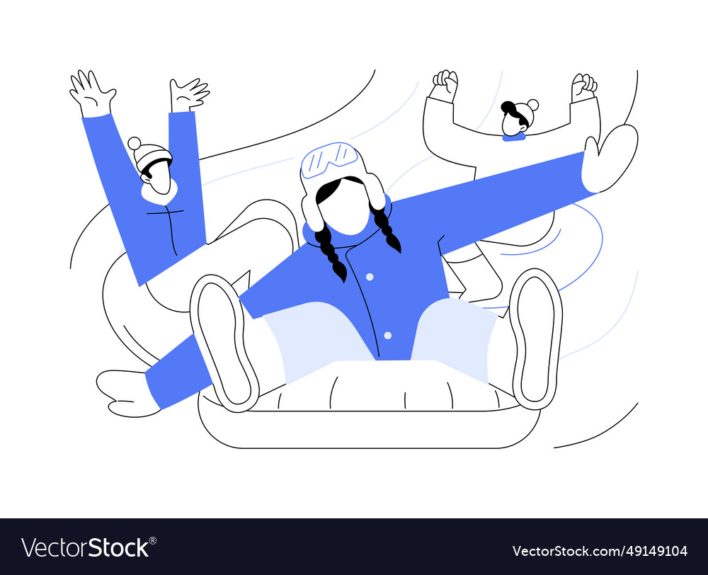 Tubing isolated cartoon Royalty Free Vector Image Tubing isolated cartoon Royalty Free Vector Image