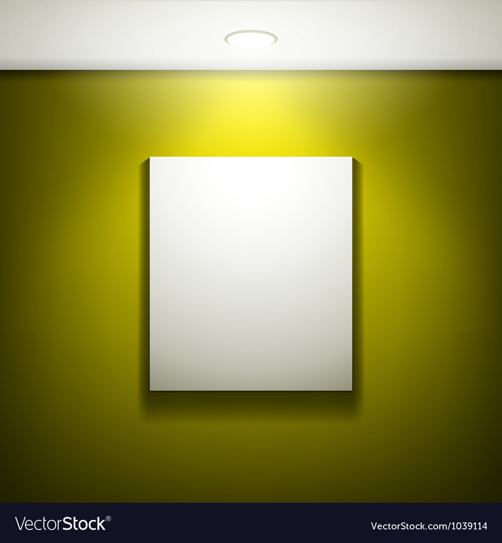 Gallery frames Royalty Free Vector Image - VectorStock