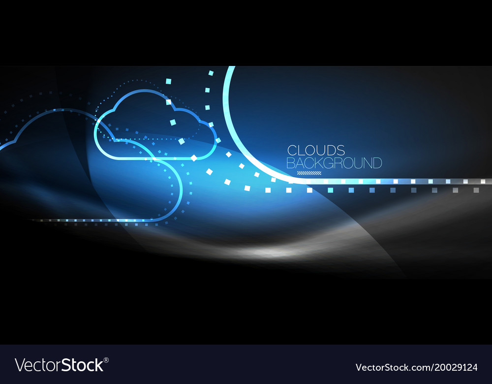 Cloud computing storage concept Royalty Free Vector Image