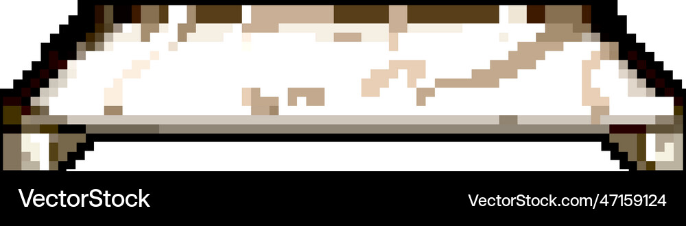 Natural marble tray game pixel art Royalty Free Vector Image