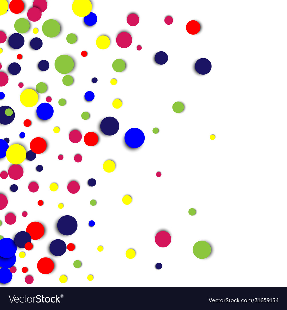 Colorful abstract dot background Royalty Free Vector Image