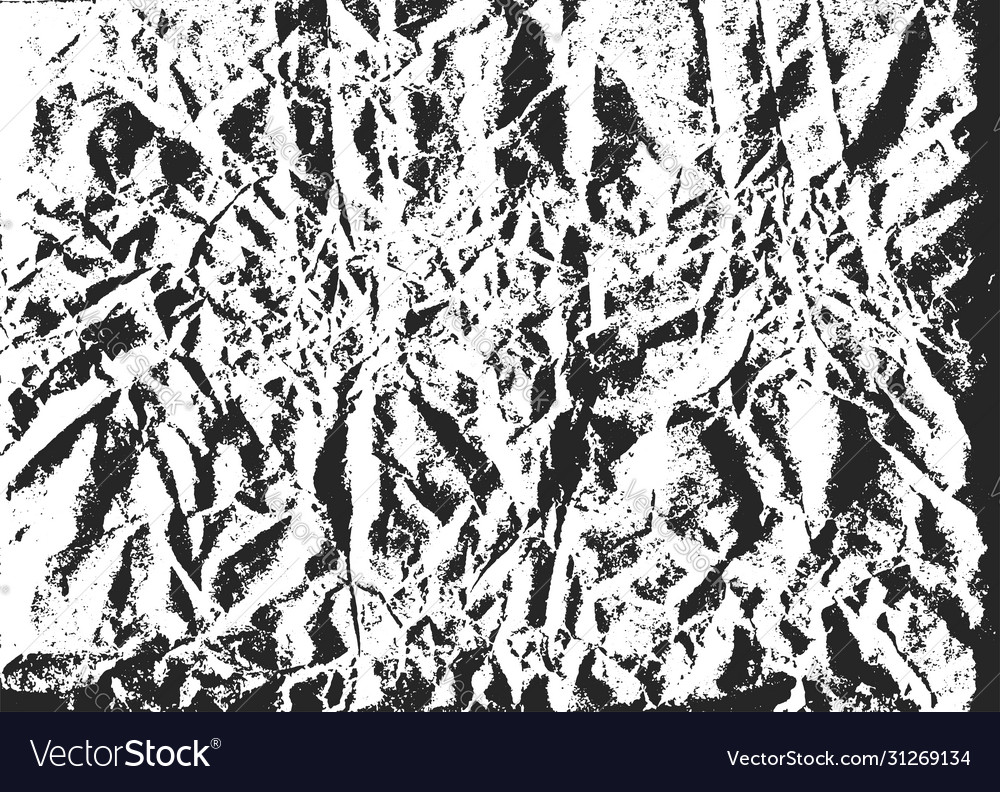 Crumpled paper texture Royalty Free Vector Image