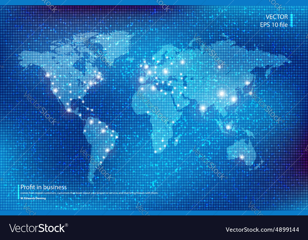 World map background Royalty Free Vector Image