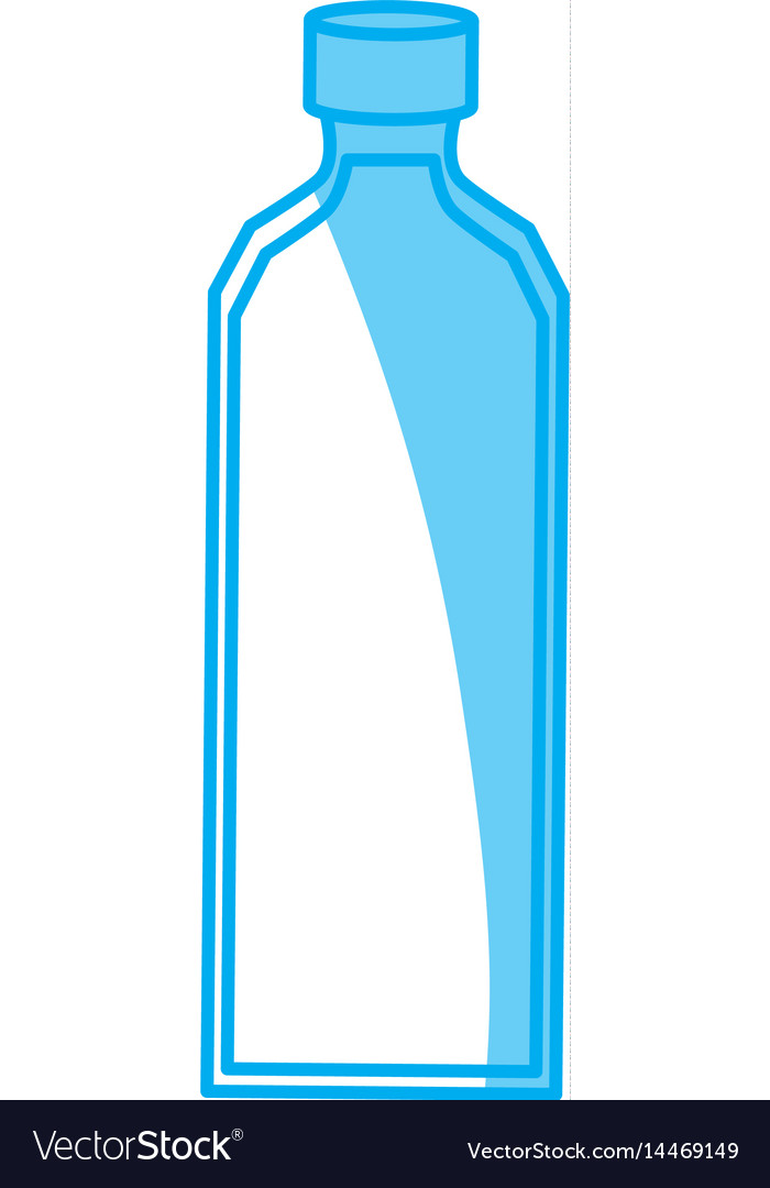 Empty plastic bottle Royalty Free Vector Image