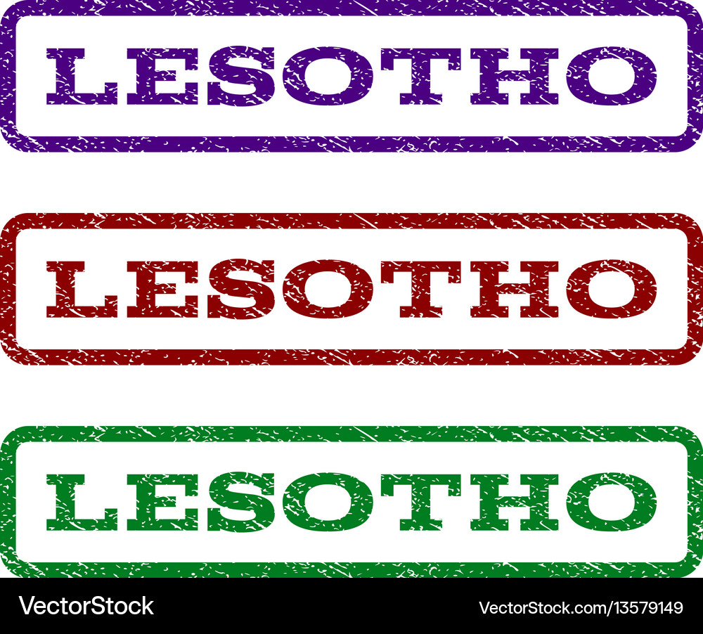 Lesotho watermark stamp Royalty Free Vector Image