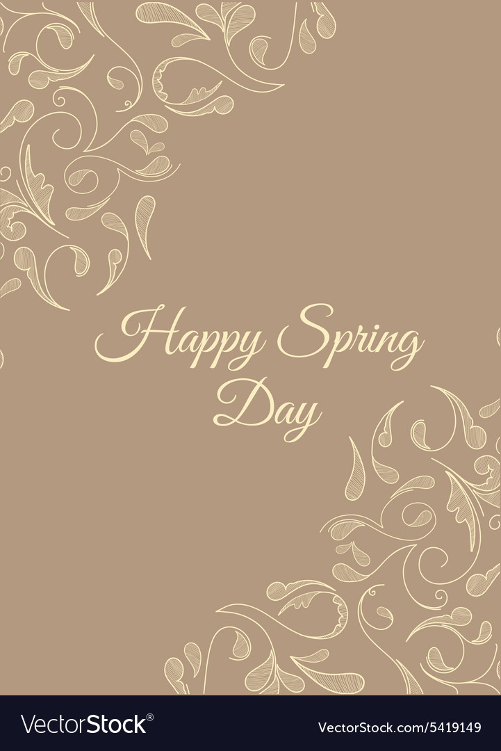 Spring Royalty Free Vector Image - VectorStock