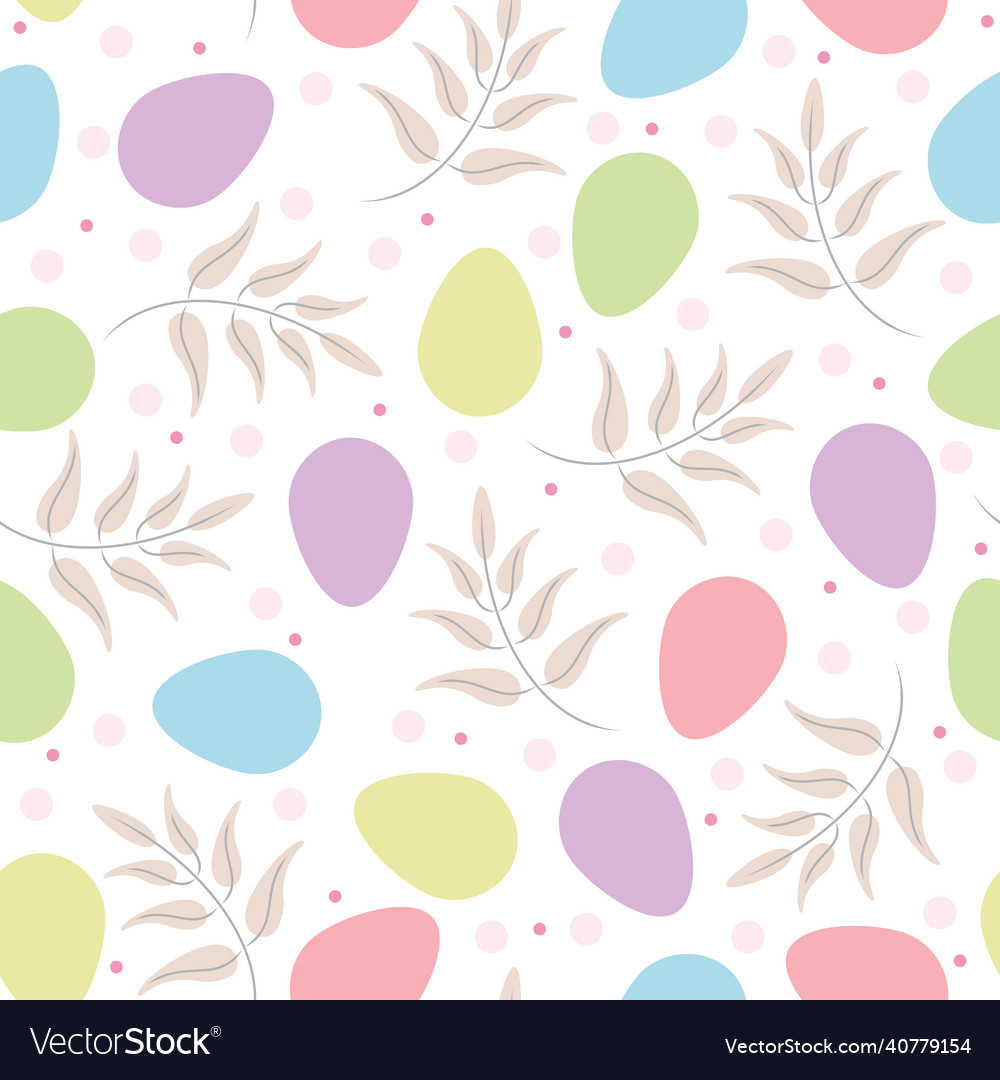 Seamless easter background Royalty Free Vector Image