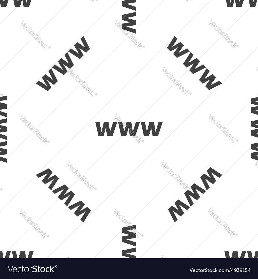 Www pattern Royalty Free Vector Image - VectorStock
