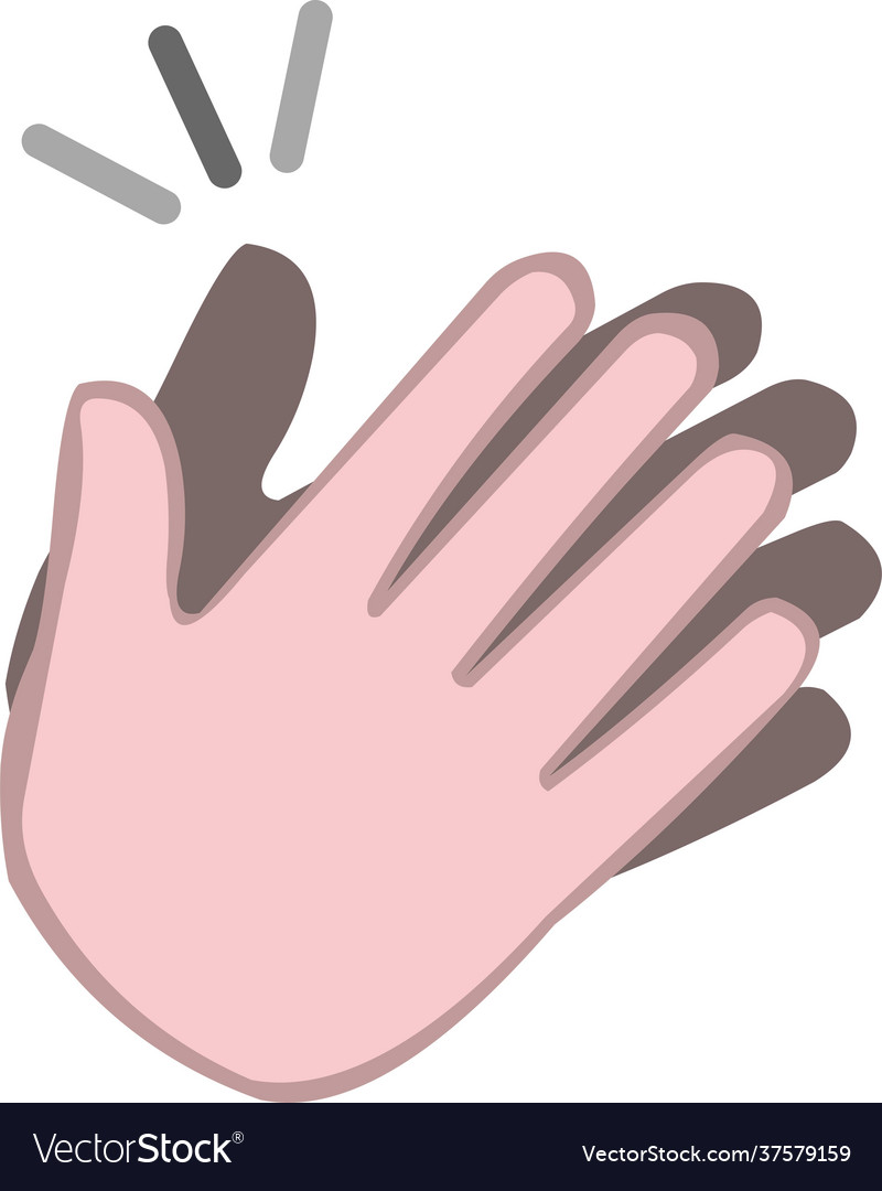 Hand clapping Royalty Free Vector Image - VectorStock
