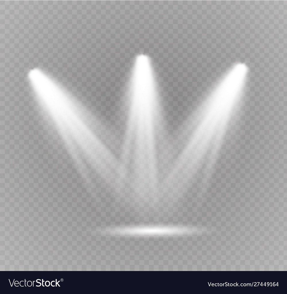Spotlight light effect Royalty Free Vector Image
