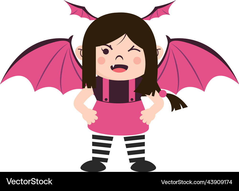 Halloween vampire character Royalty Free Vector Image