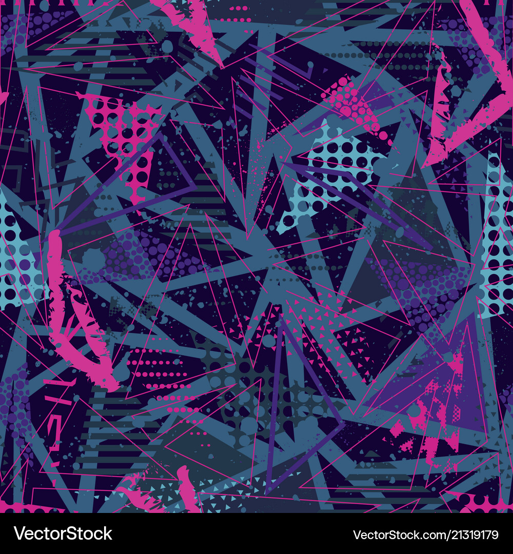 Abstract seamless pattern for girls boys Vector Image