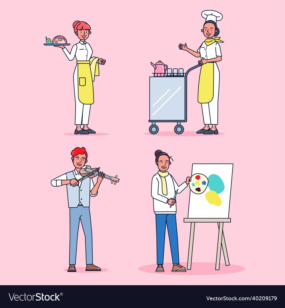 Collection of big set isolated various Royalty Free Vector