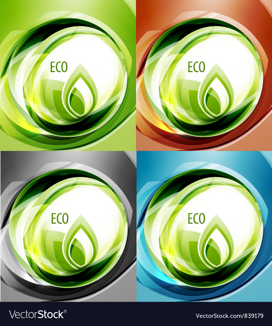 Nature wave abstract background Royalty Free Vector Image