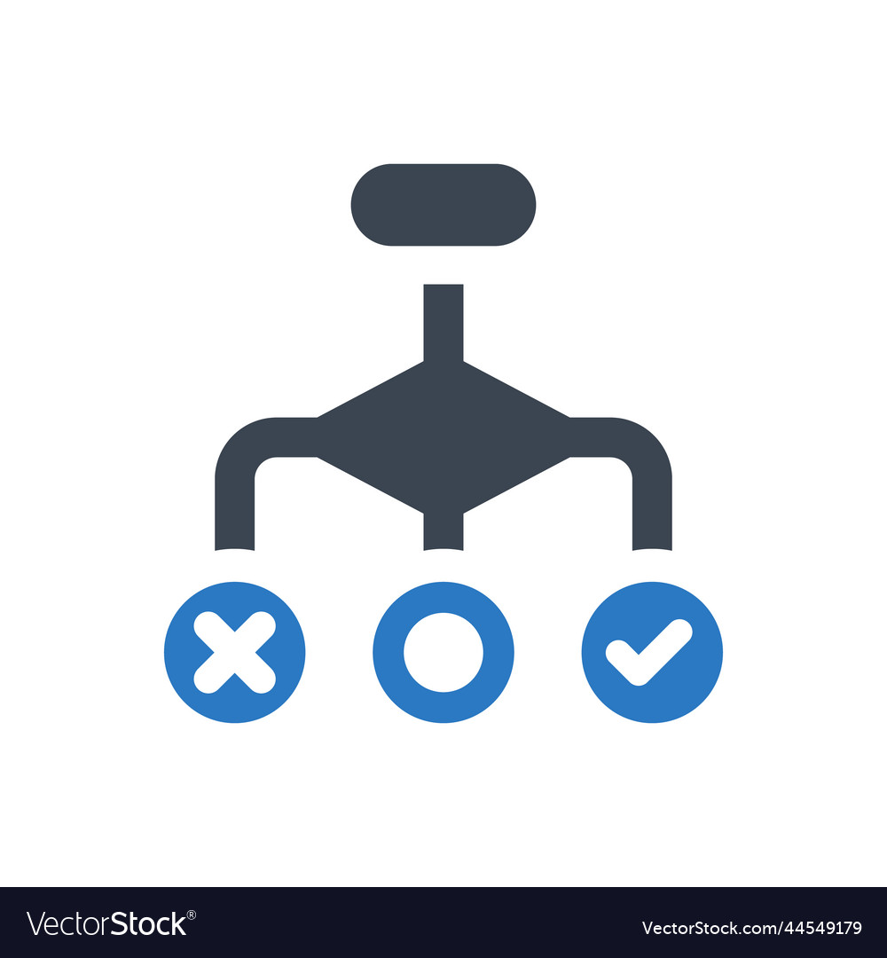 Project work flow icon Royalty Free Vector Image