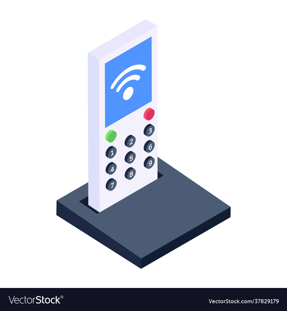 Smart remote Royalty Free Vector Image - VectorStock