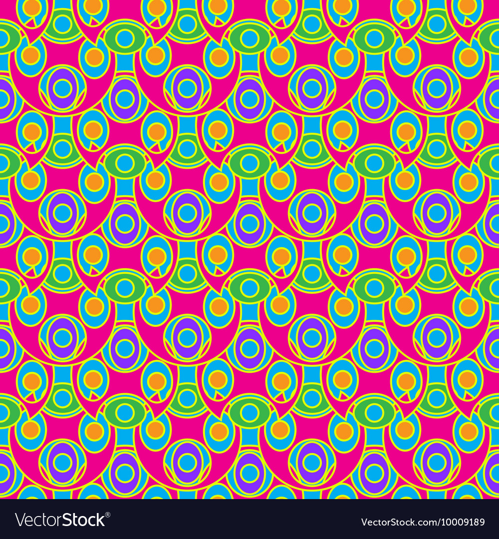 Abstract Geometric Colorful Seamless Pattern Vector Image