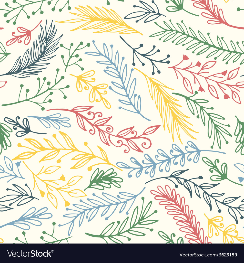 Branch Pattern Royalty Free Vector Image - VectorStock