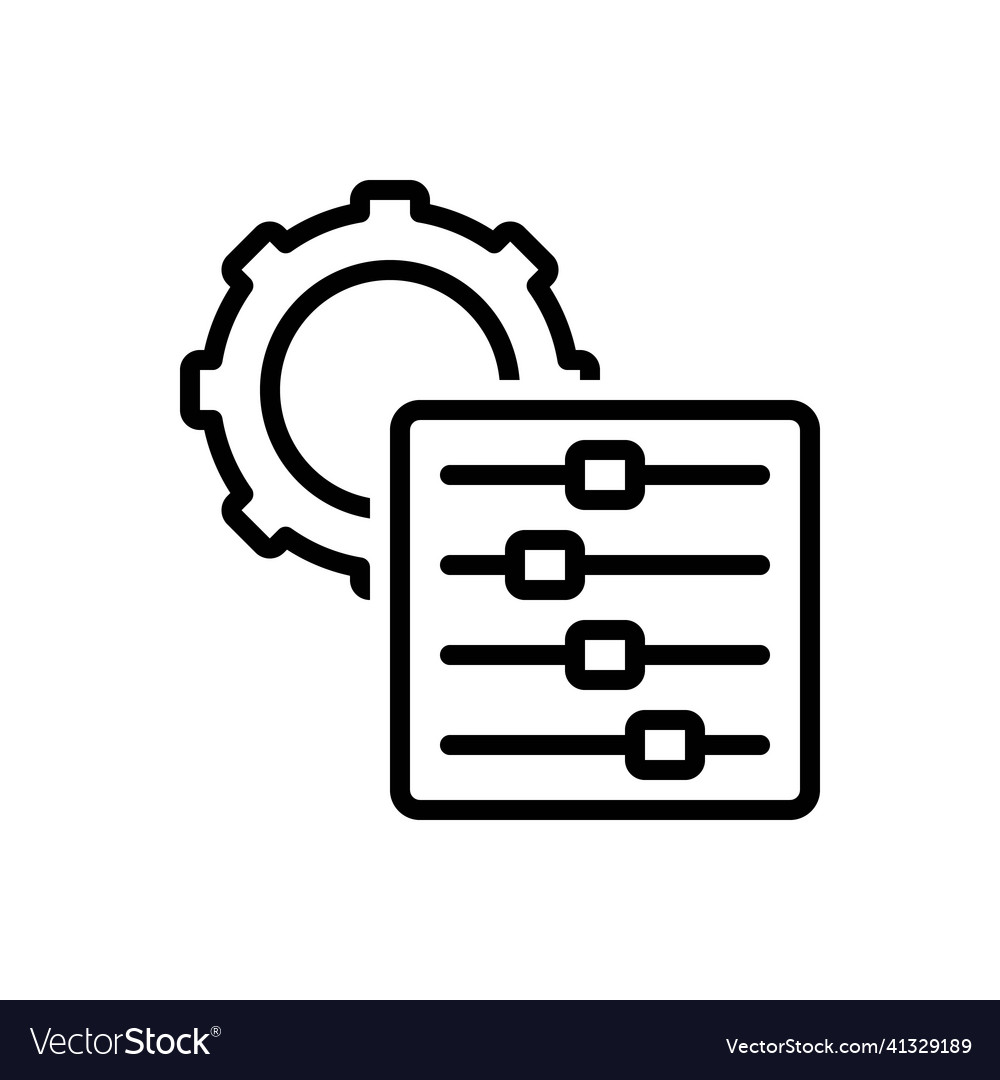 Control Panel Icon Royalty Free Vector Image - VectorStock