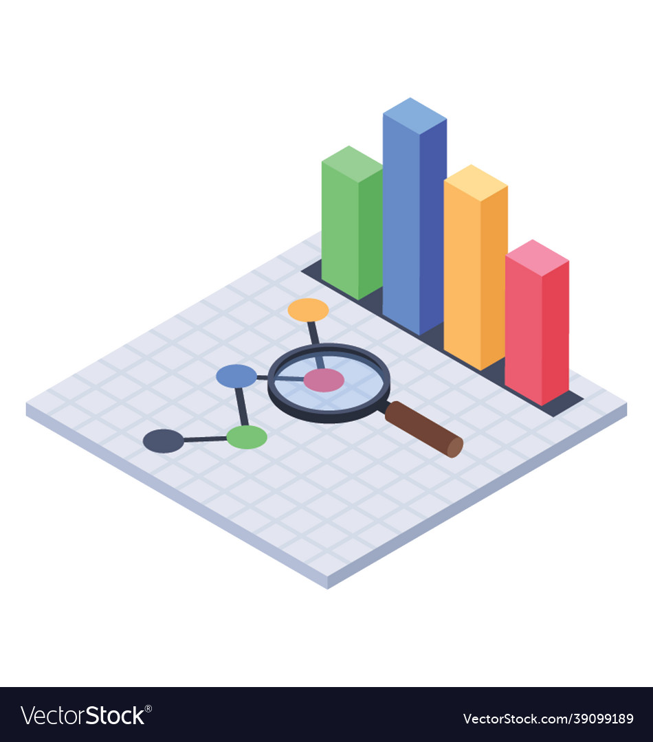 Graphical analysis Royalty Free Vector Image - VectorStock