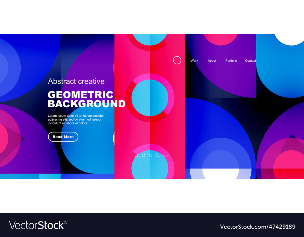 Simple circles and round elements pattern Vector Image