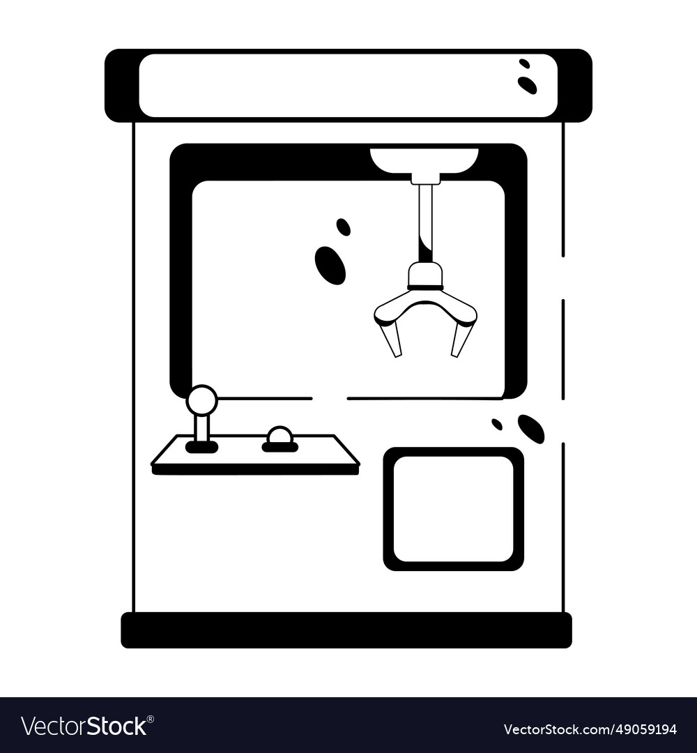 Claw machine Royalty Free Vector Image - VectorStock