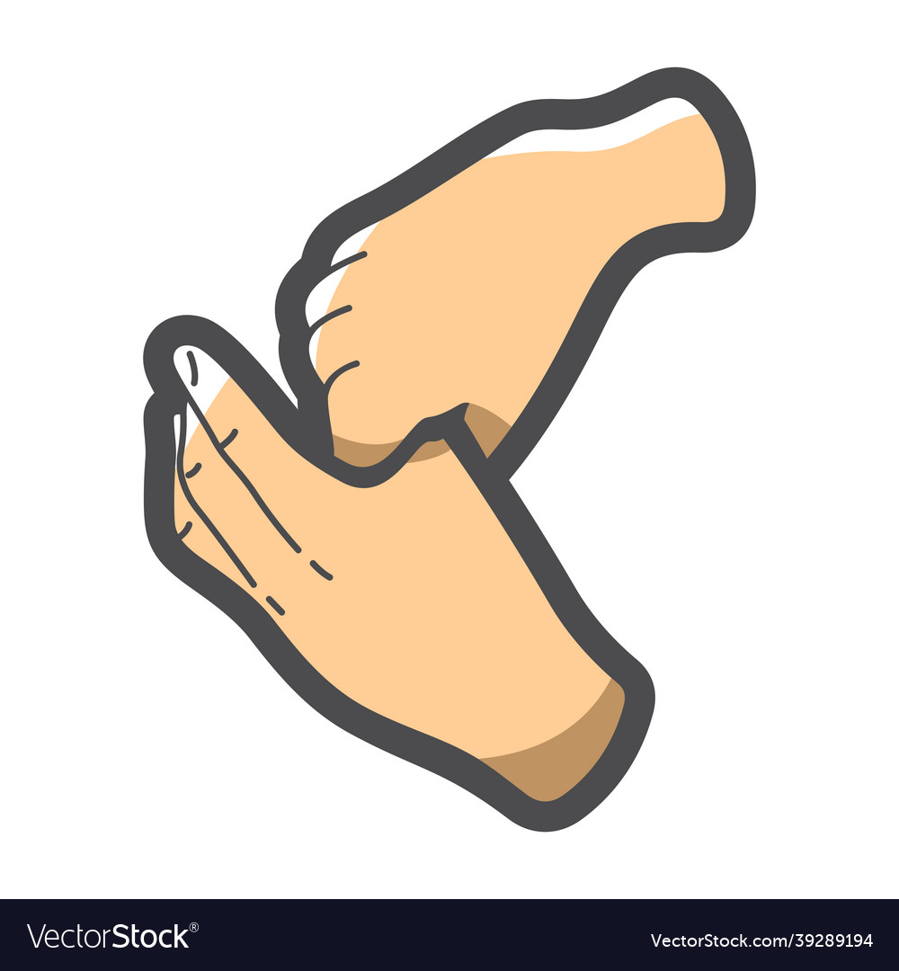 Hand Massage Treatment Icon Cartoon Royalty Free Vector
