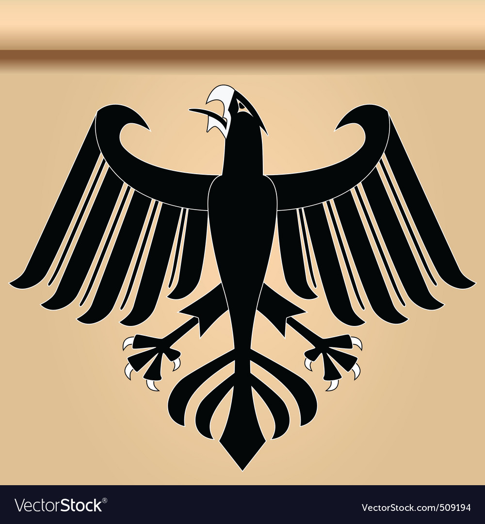 Heraldic eagle Royalty Free Vector Image - VectorStock