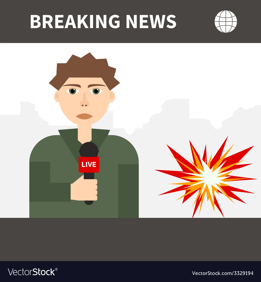 Journalism concept Royalty Free Vector Image - VectorStock